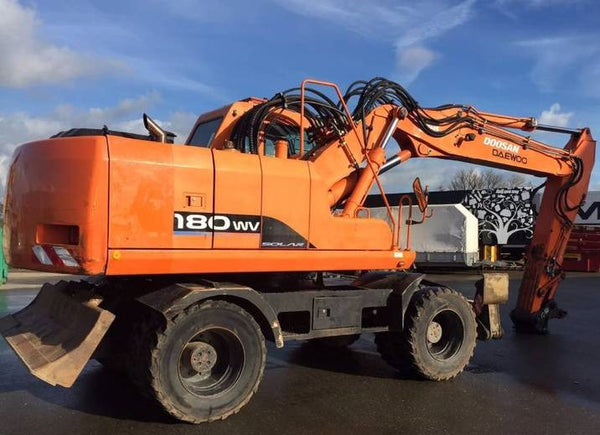 Daewoo Doosan Solar 180W-V Wheel Excavator Best PDF Download Manual ...