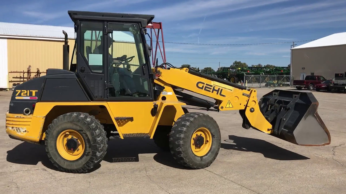 Gehl 721, 721T Wheel Loader PDF Service Repair Manual – Xperts Manual