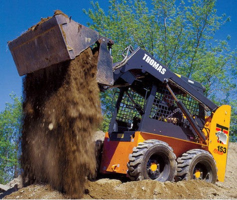 Thomas T-153 T-135 S Series Skid Steer Loader DOWNLOAD PDF Parts Manua ...