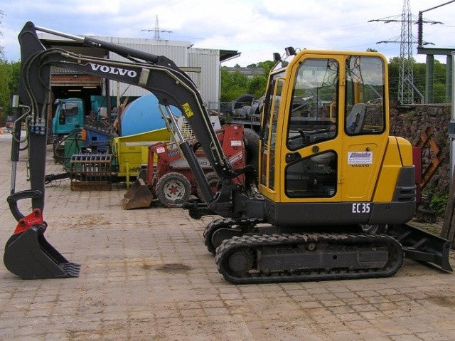 VOLVO EC35 COMPACT EXCAVATOR PDF DOWNLOAD SERVICE REPAIR MANUAL ...