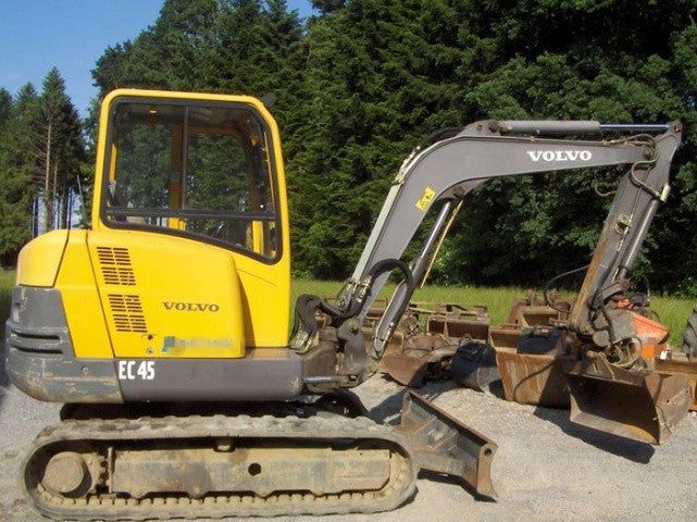 VOLVO EC45 COMPACT EXCAVATOR PDF DOWNLOAD SERVICE REPAIR MANUAL ...